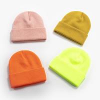China Wholesale Eco Friendly RPET Recycled Polyester Ribbed Cuffed Beanie Hats Custom Logo for sale