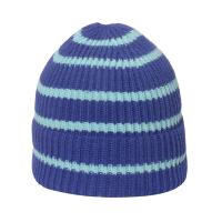 China Eco Friendly Sustainable Acrylic Cashmere Wool Winter Beanie Unisex Striped Ribbed Custom Size for sale