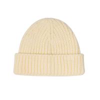 China Custom Eco Yarn Acrylic Cashmere Wool Winter Beanie Unisex Knitted Hat 100% RPET for sale