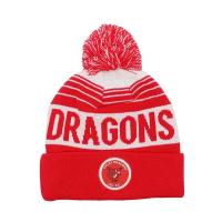 China Custom Logo Winter Knitted Beanie Hat 100% Acrylic Classic Ribbed Cuffed for Skiing for sale