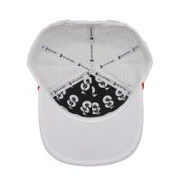China Cartoon Pattern Custom 5 Panel Golf Hats With Laser Cutting Holes And Adjustable Rope for sale