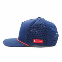 China Custom 5 Panel Baseball Hat with Nail Bead Embroidery Breathable Cap 56-60cm Adult Size for sale