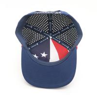 China Custom 5 Panel Baseball Hat with Nail Bead Embroidery Breathable Cap 56-60cm Adult Size for sale