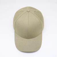 China Plain 6 Panel Laser Hole Hat Cutting Hole Cap Four Seasons Performance Golf Hat for sale
