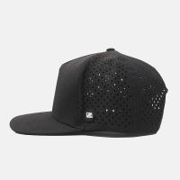 China Adjustable Breathable 6 Panel Laser Cut Hole Baseball Caps For Outdoor Activities for sale