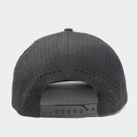 China Adjustable Breathable 6 Panel Laser Cut Hole Baseball Caps For Outdoor Activities for sale