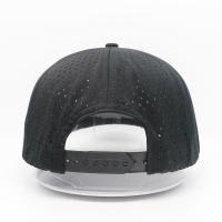 China Custom 5 Panel Laser Cutting Hole Baseball Hat Adjustable Outdoor Sports Cap for Kids 48-55cm for sale