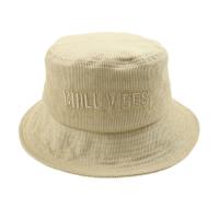 China Custom Embroidery Logo Winter Warm Fisherman Hat Black Corduroy Satin Lining 58cm for sale