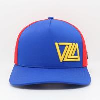 China Fabric 5 Panel Perforated Laser Cutting Hole Baseball Hat 3D Embroidery Performance Hat for sale