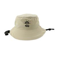 China Four Seasons Sun Bucket Hat Waterproof Polyester Surf Hat With Adjustable Chin Strap for sale