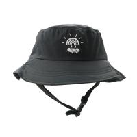 China Four Seasons Sun Bucket Hat Waterproof Polyester Surf Hat With Adjustable Chin Strap for sale