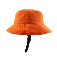 China Custom Polyester Waterproof Bucket Hat with Adjustable Chin Strap Sunscreen 58cm for sale