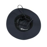 China Custom Outdoor Sun Hat 100% Polyester Wide Brim Windproof String Adjustable Size 58cm for sale