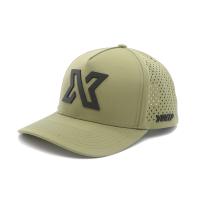China Custom 5 Panel Hat Sonic Welding Emboss Rubber Patch Performance Camp Hat 58cm for sale