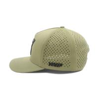 China Custom 5 Panel Hat Sonic Welding Emboss Rubber Patch Performance Camp Hat 58cm for sale