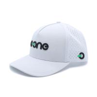 China 56CM 5-Panel Hat Sonic Emboss Pinch Perforated Sport Cap Performance Embroidered Hat for sale
