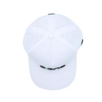 China 56CM 5-Panel Hat Sonic Emboss Pinch Perforated Sport Cap Performance Embroidered Hat for sale