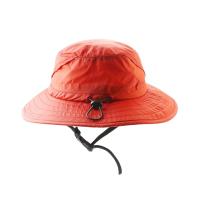 China Custom Waterproof Surfing Hat with Adjustable Chin Strap Sunscreen Bucket Hat 58cm for sale