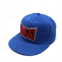 China Custom Suede Hat Embroidery Common Fabric Feature 6 Panel Baseball Hat Cap 63cm for sale