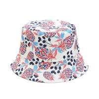 China 55CM Full Printing Logo Pattern Sun Protection Double Sided Wearing Bucket Hat for sale