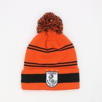 China Custom Logo 100% Acrylic Stripe Beanie Winter Hat 58cm for Embroidery for sale