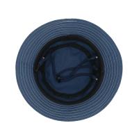 China Custom Logo Cotton Boonie Hat UV Protection Adjustable String Fisherman Cap 58cm for sale