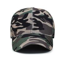 China Custom Camo Flex Fit Baseball Cap 58cm 6 Panel for Fishing Outdoor Sports for sale