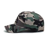 China Custom Camo Flex Fit Baseball Cap 58cm 6 Panel for Fishing Outdoor Sports for sale