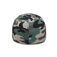 China Custom Camo Flex Fit Baseball Cap 58cm 6 Panel for Fishing Outdoor Sports for sale