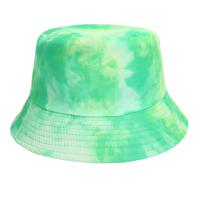 China Multi Panel Hat Tie Dye Beach Summer Sun Fisherman Hats Unisex Both Sides Reverse for sale