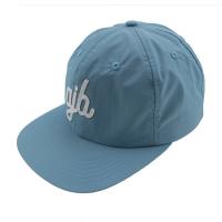 China COMMON Fabric Feature Custom Embroidered Turquoise Nylon 6 Panel Summer Snapback Hat for sale
