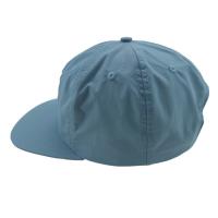 China COMMON Fabric Feature Custom Embroidered Turquoise Nylon 6 Panel Summer Snapback Hat for sale