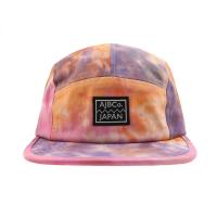 China Summer 5 Panel Tie Dye Hats With Custom Woven Label COMMON Fabric Feature for sale