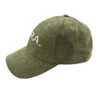 China Common Fabric Army Green Baseball Cap Suede Blank Baseball Cap Hats  60cm for sale