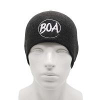 China Winter Cap With Custom Embroidery Logo Classic Cuffless Beanie And 58 Adjustable Size for sale