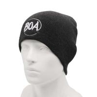 China Winter Cap With Custom Embroidery Logo Classic Cuffless Beanie And 58 Adjustable Size for sale