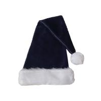 China Custom Plush Felt Knitted Pom Pom Santa Hat 39x32cm for Christmas Decorations Wholesale for sale