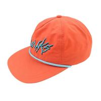 China Custom 5 Panel Nylon Rope Hat Snapback Sport Cap With Embroidery Logo Fabric Feature for sale