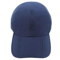 China Unstructured Folding Nylon Hat Waterproof Running Cap for Men Women 58cm Custom Logo for sale
