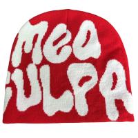 China Custom Logo Acrylic Knitted Cuffed Beanies Winter Plain Plaid Tie Dyed Hat 58cm for sale