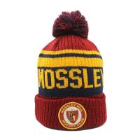 China Custom Pom Pom Winter Hat with Fleece Lining 100% Acrylic Knit Beanie Size 58cm for sale