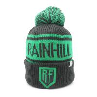 China Custom Pom Pom Winter Hat with Fleece Lining 100% Acrylic Knit Beanie Size 58cm for sale