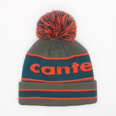 China Custom Baby Beanie 100% Wool Soft Knit Hat Warm Winter 50cm Size for Babies for sale