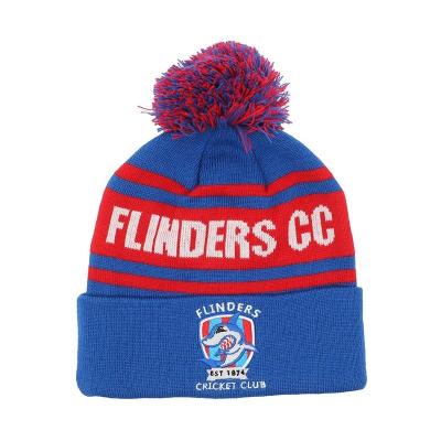 China Custom Embroidery Logo Unisex Knitted Winter Warm Beanie 100% Acrylic 58cm for sale