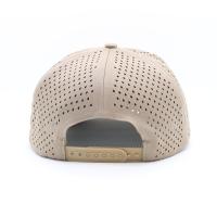 China Custom 5 Panel PVC Rubber Patch 3D Embroidery Logo Hat With Khaki Baseball Golf Design for sale