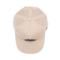 China Custom 5 Panel PVC Rubber Patch 3D Embroidery Logo Hat With Khaki Baseball Golf Design for sale