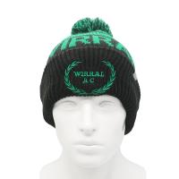China Custom Embroidery Fleece Lined Winter Beanie Hat 100% Acrylic 58cm Unisex Warm Sports Cap for sale
