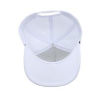 China Character Style Baseball Cap With Laser Cut Perforations Mens White Performance Hat for sale