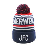 China Custom 100% Acrylic Beanie with Embroidered Logo 58cm Size for Sports for sale