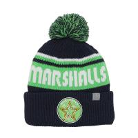 China Custom Color Complex Embroidery Label Patterns Pom Pom Beanie Warm Fleece Lined Beanies for sale